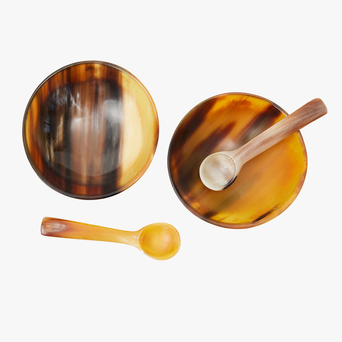 horn salt cellar with spoon – Milton Market